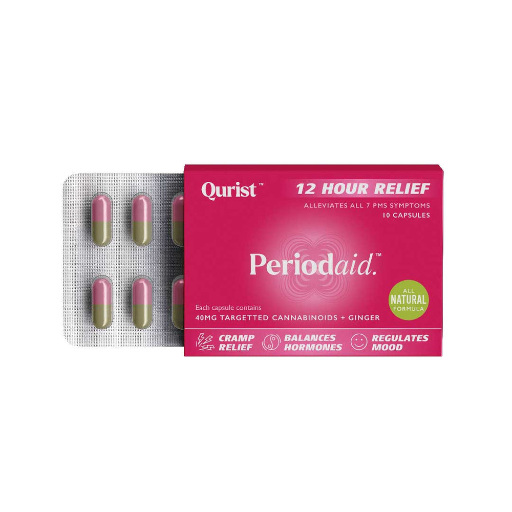 Periodaid™ - CBD Pills for Period Cramps, Pain & Bloating