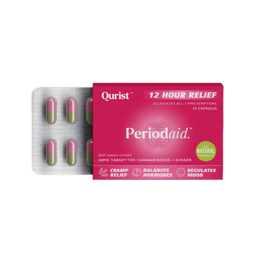 Periodaid™ - CBD Pills for Period Cramps, Pain & Bloating