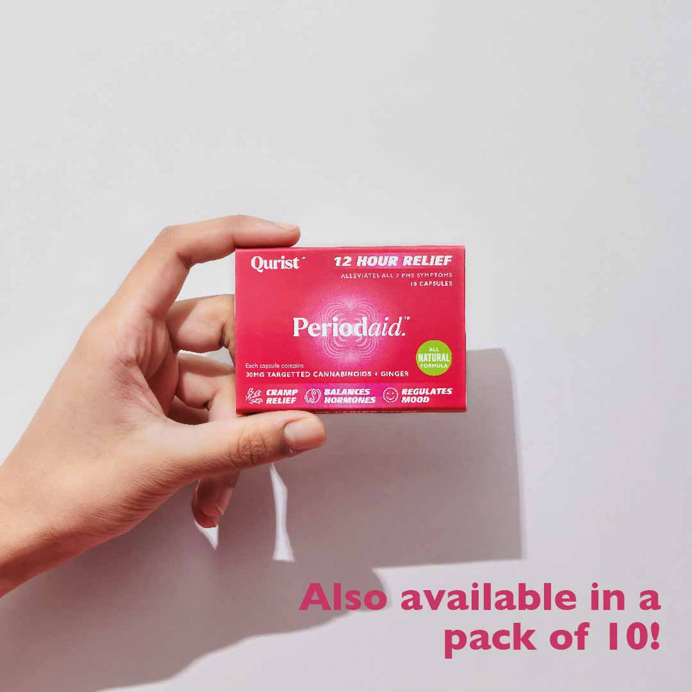 Periodaid™ - CBD Pills for Period Cramps, Pain & Bloating